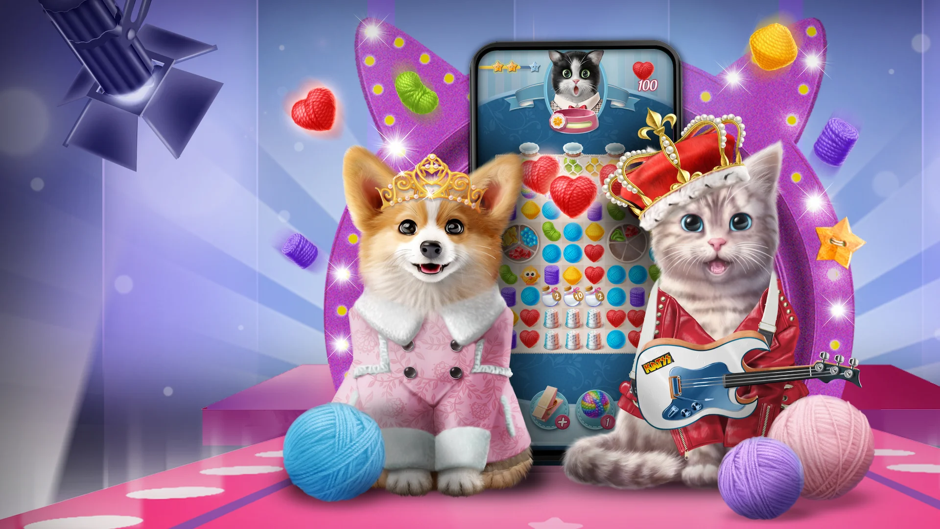 Knittens: Cats & Dogs | Mobile Game Included with Netflix